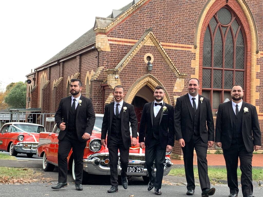 Chevy Red Hire - Rental Car - Melbourne - Weddinghero.com.au